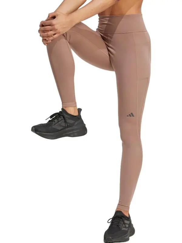 Adidas Own The Run Full-length Leggings - Trace Brown