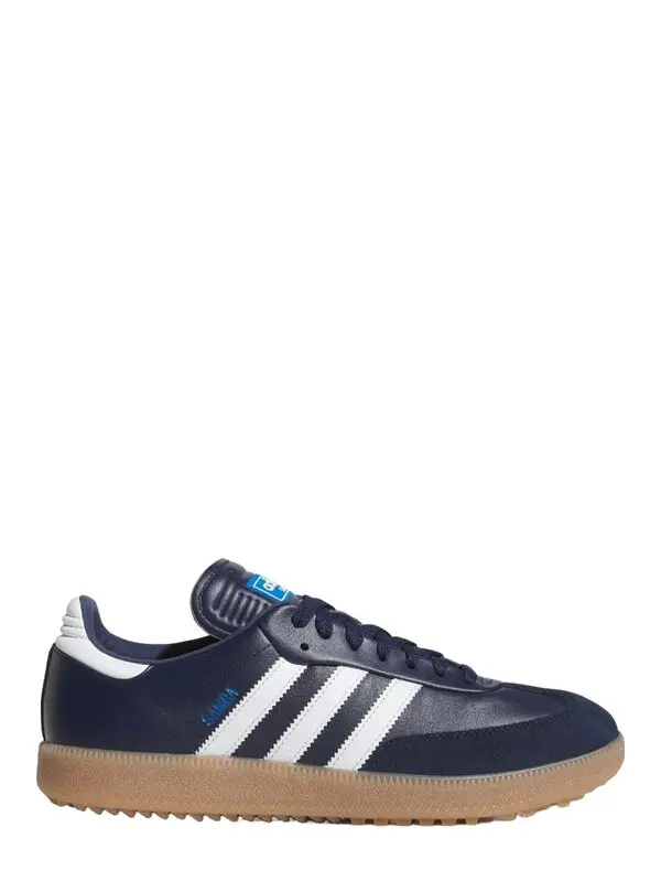 Adidas Samba Spikeless Golf Shoes - Night Indigo / Cloud White / Blue Bird
