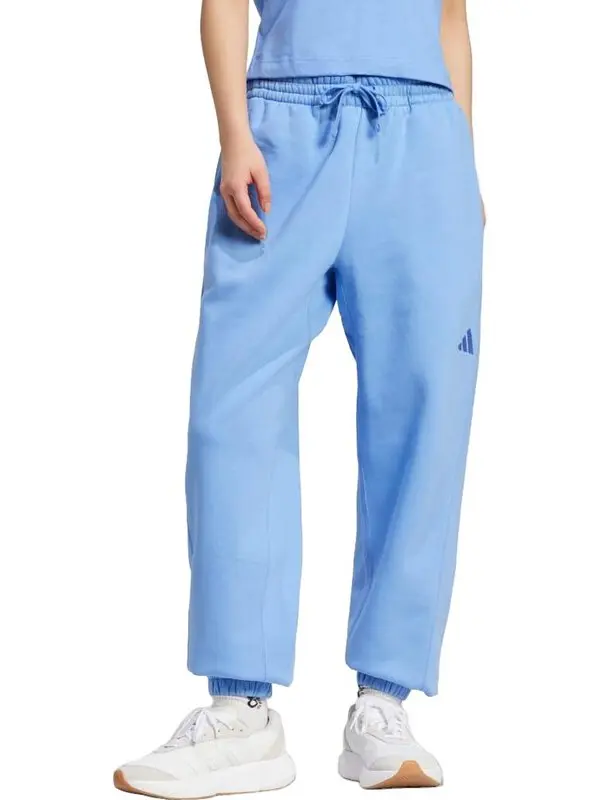Adidas Loose Fit Fleece Pants - Blue Fusion