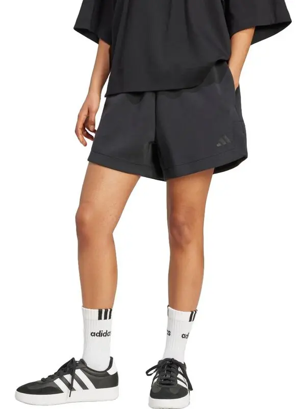 Adidas Soft Lux Loose Shorts - Black