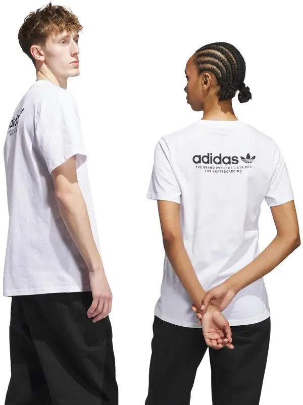 Adidas 4.0 Logo Tee - White / Black