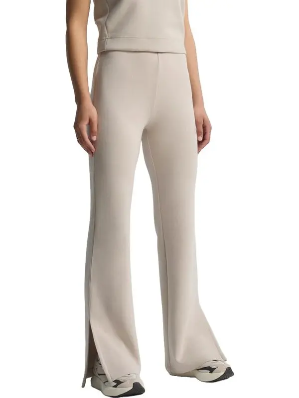 Adidas Soft Lux Flared Pants - Beige
