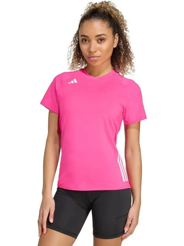 Adidas Short Sleeve Volleyball Jersey - Team Shock Pink 2