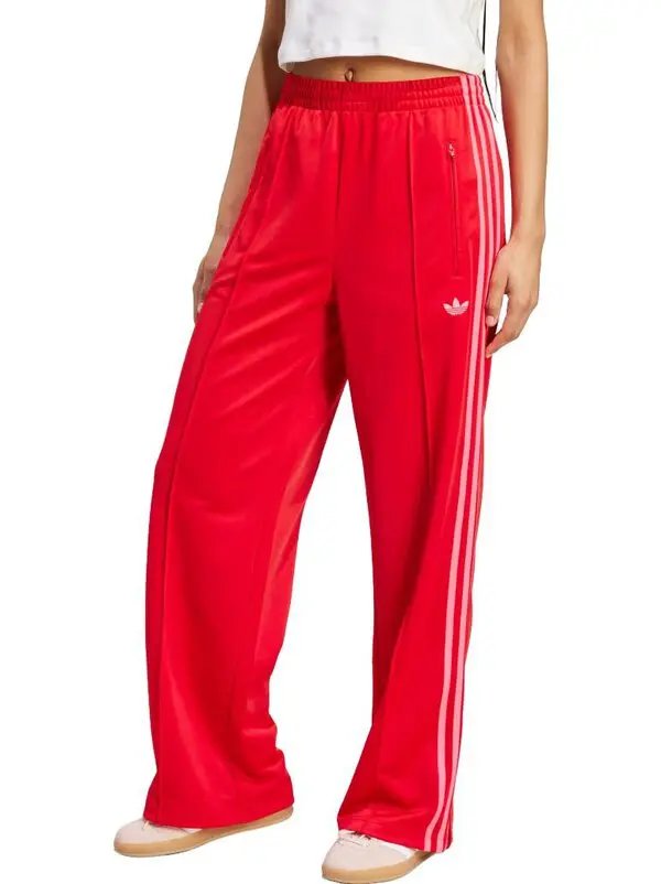 Adidas Adicolor Classic Firebird Loose Track Pants - Better Scarlet / Lucid Pink