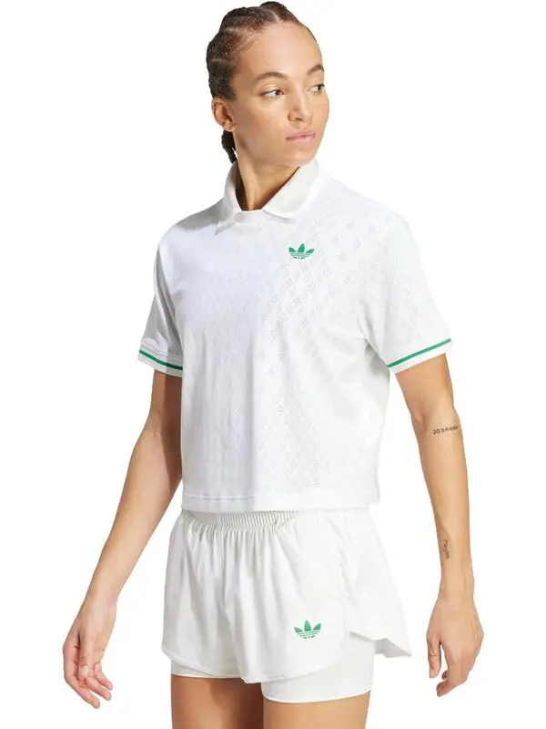 Adidas Tennis Pro Climacool Polo Shirt - White