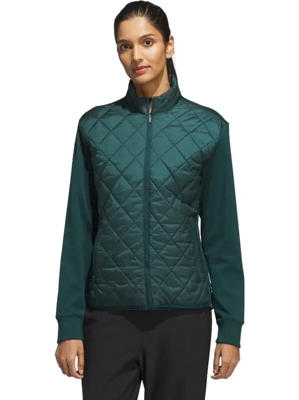 Adidas Ultimate365 Quilted Full-zip Jacket - Aurora Ivy