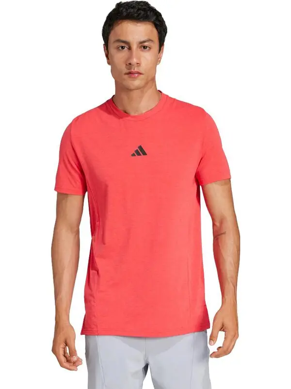 Adidas Designed For Training Workout Tee - Pure Ruby