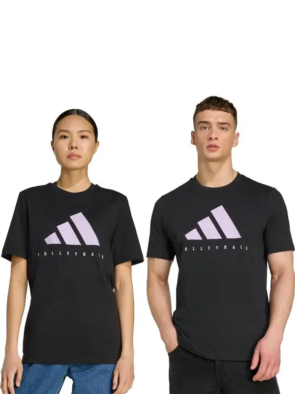 Adidas Volleyball Graphic Tee - Black