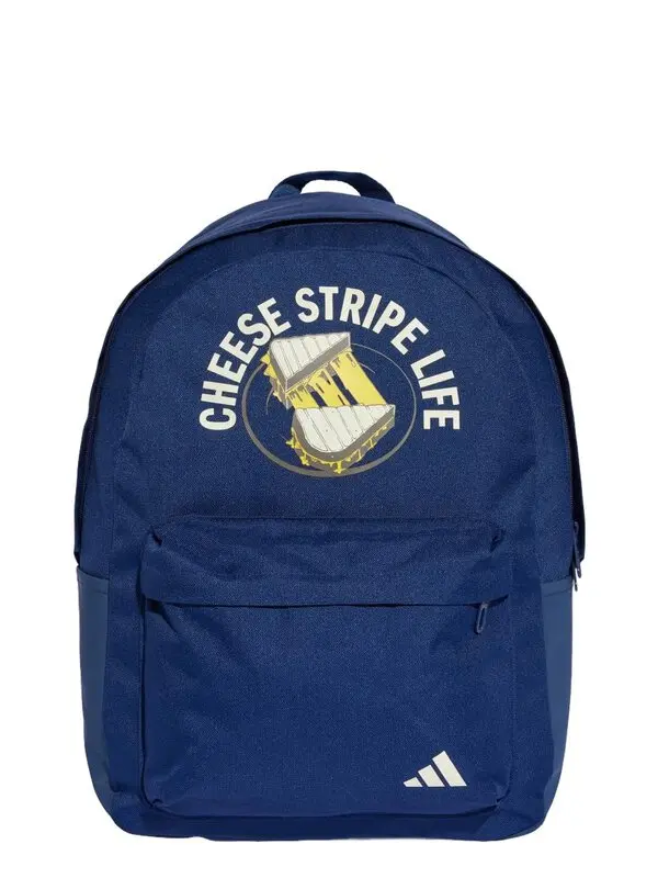 Adidas Classic Grilled Cheese Graphic Backpack - Dark Blue / Off White