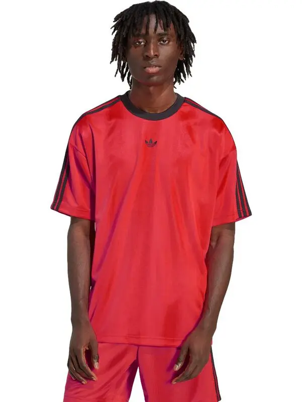 Adidas Adicolor Jacquard Jersey - Lucid Red / Black