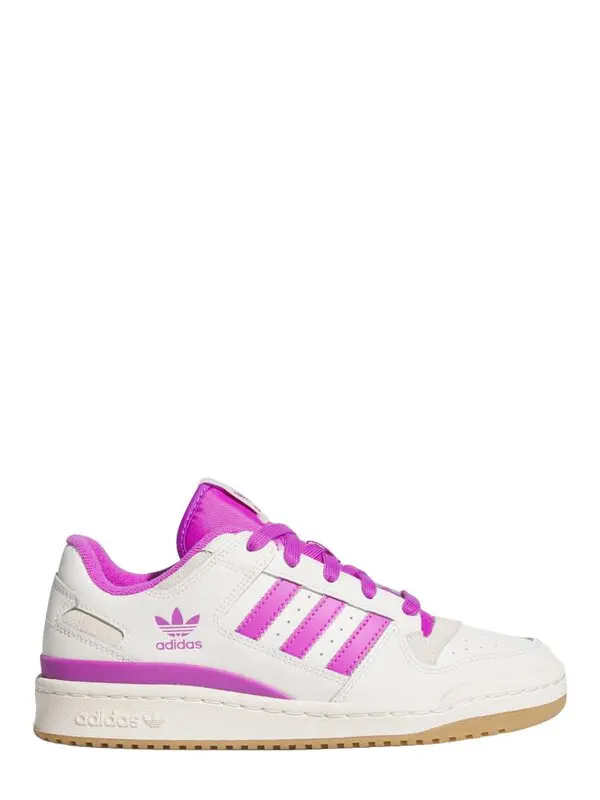 Adidas Forum Low Cl Sneakers - Cloud White / Purple Burst / Cream White