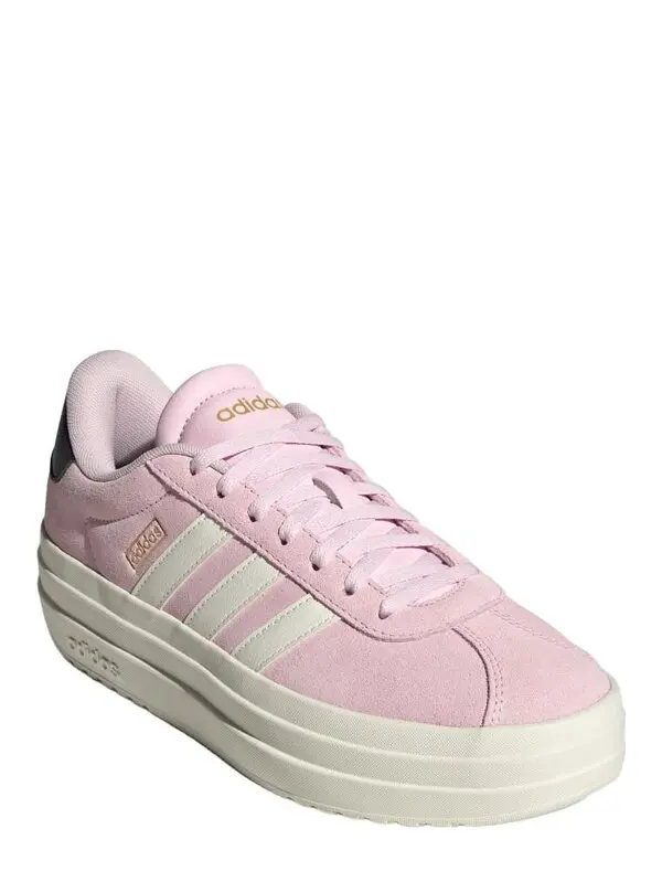 Adidas Vl Court Bold Shoes - Clear Pink / Core White / Core Black