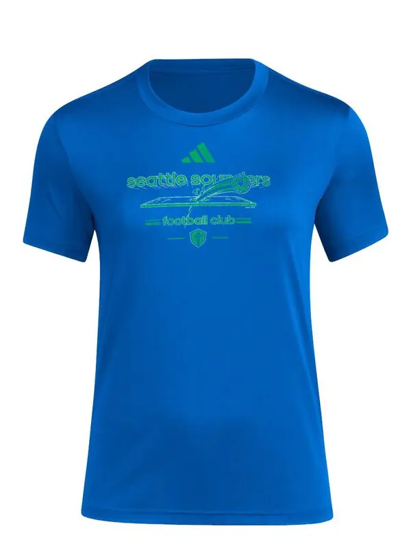 Adidas Seattle Sounders Fc Short Sleeve Tee - Royal Blue / Mls-ssf-s23