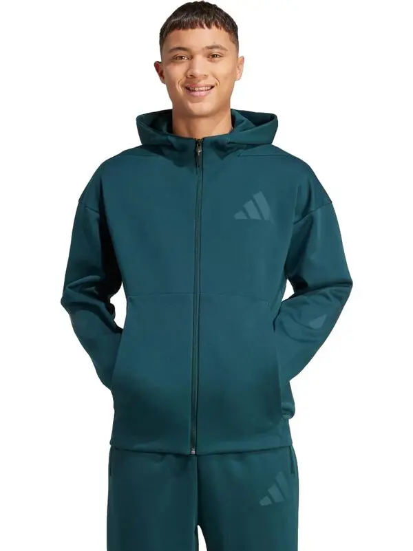 Adidas Z.n.e. Full-zip Hooded Track Jacket - Aurora Ivy