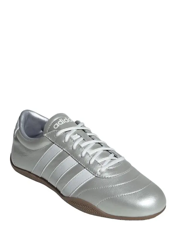 Adidas Grand Court Lo Sneakers - Silver Metallic / Crystal White / Gum