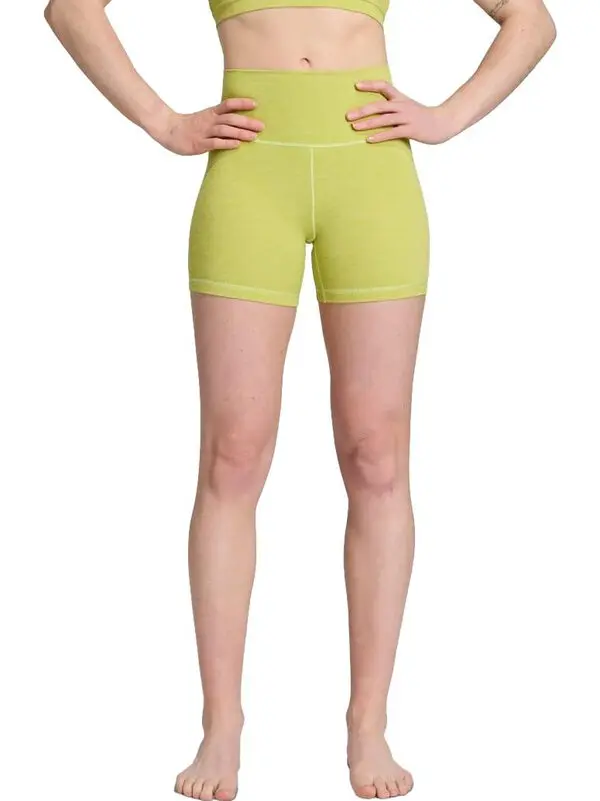 Adidas All Me 5-inch Short Leggings - Pulse Lime Mel. / Pulse Lime
