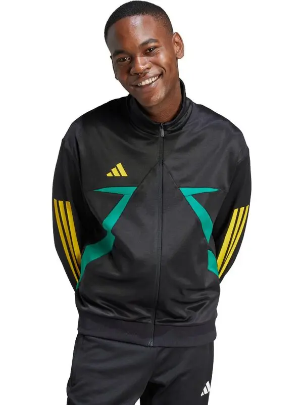 Adidas House Of Tiro Nations Pack Track Top - Black / Bold Green / Hazy Yellow