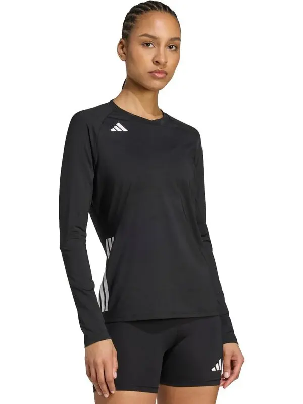 Adidas Hilo Long Sleeve Volleyball Jersey - Black