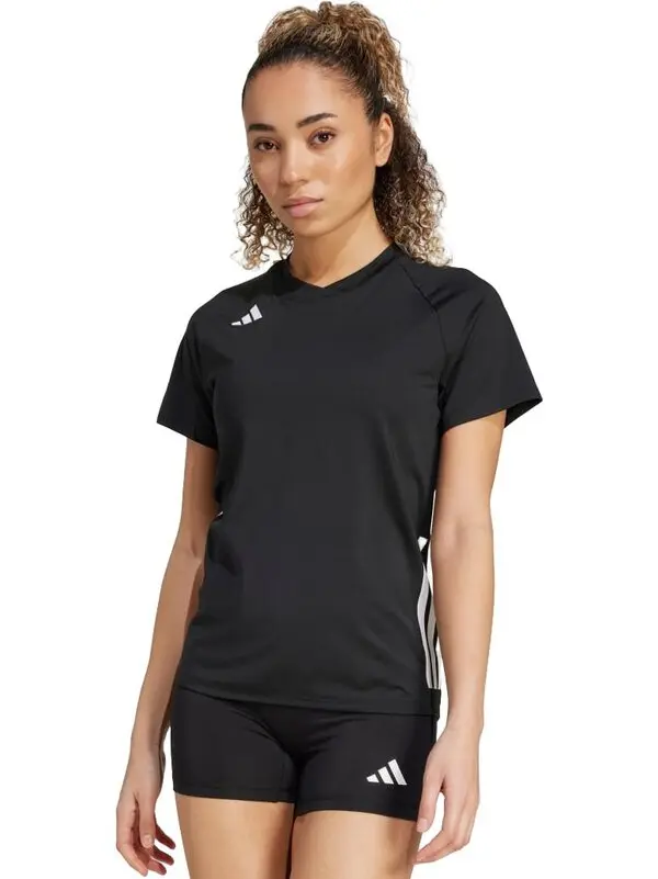 Adidas Hilo Short Sleeve Volleyball Jersey - Black