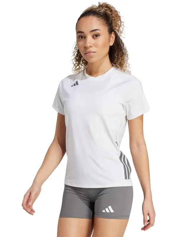 Adidas Hilo Short Sleeve Volleyball Jersey - White