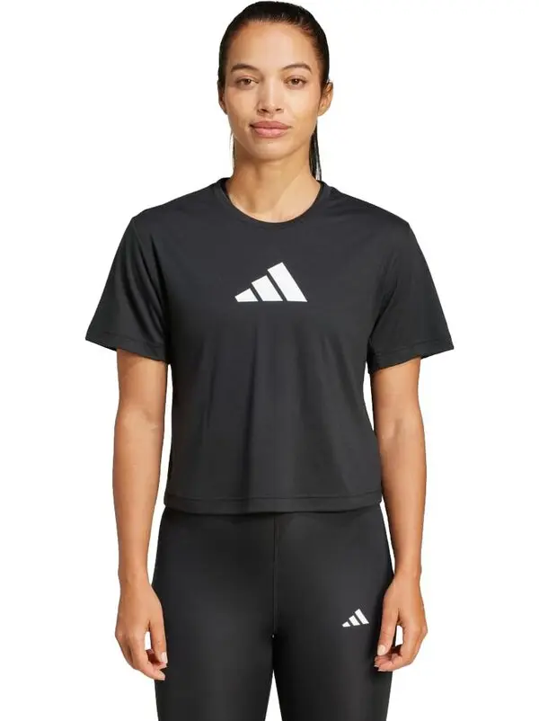 Adidas Train Essentials Big Logo Performance Training Tee - Black
