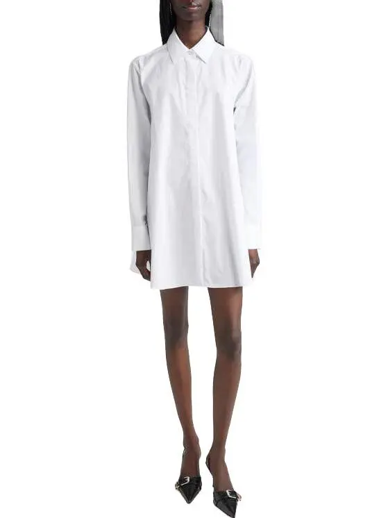 K.NGSLEY Gaia Button-up Shirtdress - White