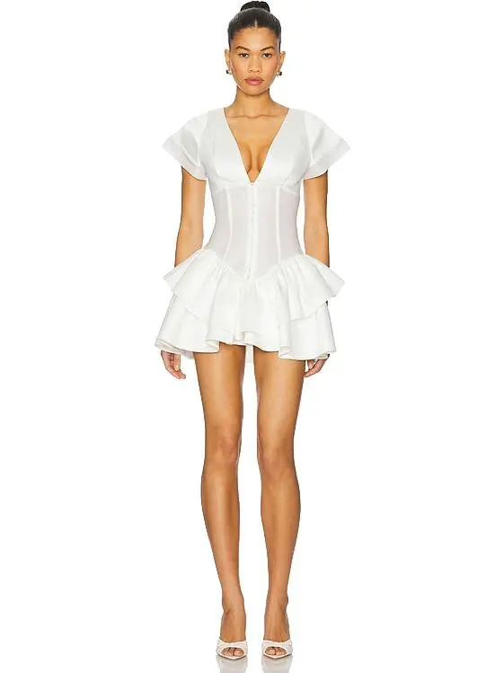 OW Aurelia Mini Dress - White