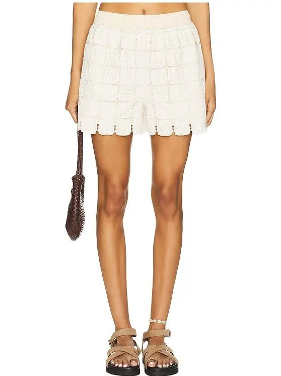 MAUDE CLUB Mila Shorts - Beige