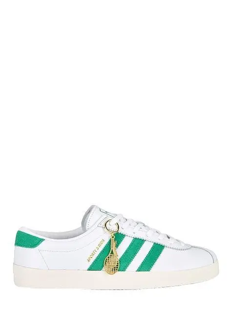 Adidas Originals By Alexander Wang X Sporty & Rich Blanc Sneaker - Cloud White  Off White  & Court Green
