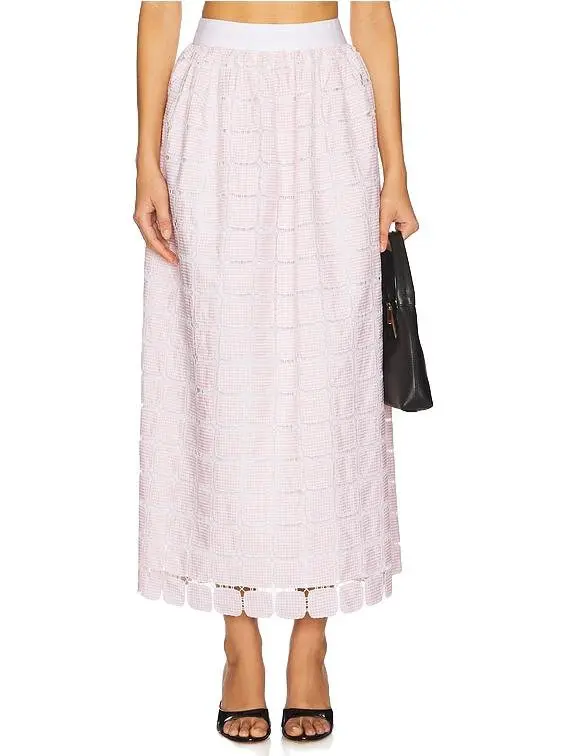 MAUDE CLUB Maggie Skirt - Light Pink