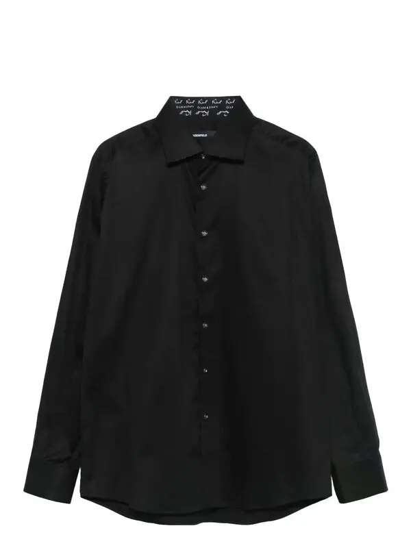 Karl Lagerfeld Long Sleeve Shirt - Black