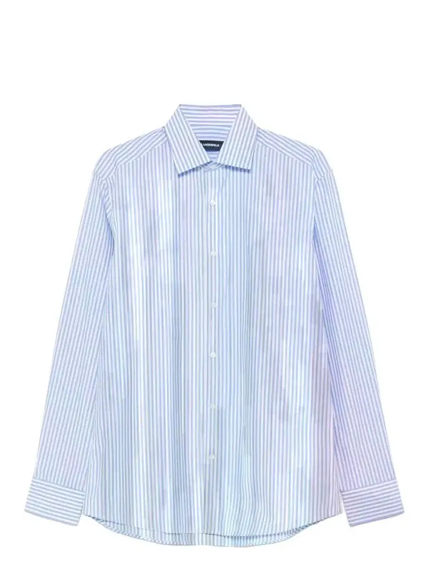 Karl Lagerfeld Cotton Shirt - Blue