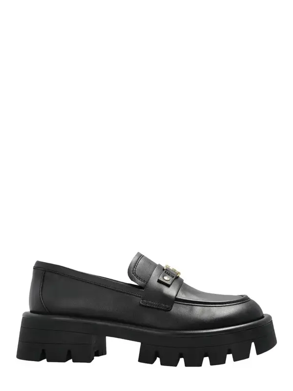 Michael Kors Chunky-sole Leather Loafers - Black