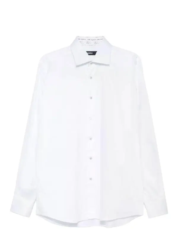 Karl Lagerfeld Cotton Shirt - White