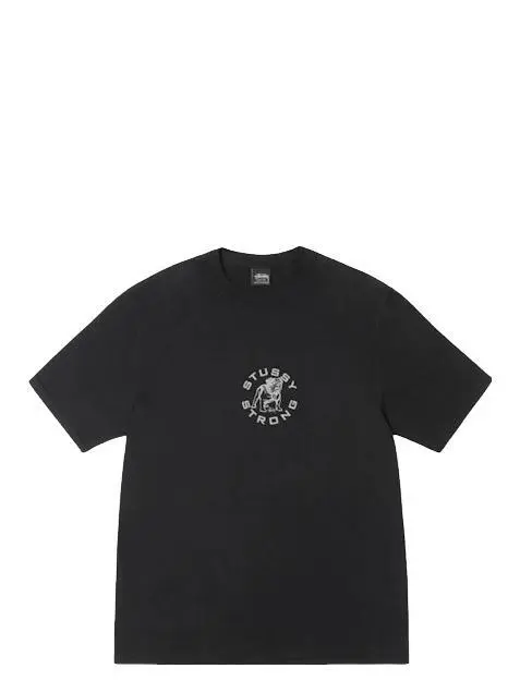 StÜssy Strong Mac Pigment Dyed Tee Shirt - Black