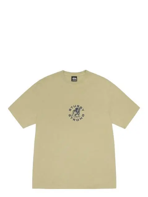 StÜssy Strong Mac Pigment Dyed Tee Shirt - Elm