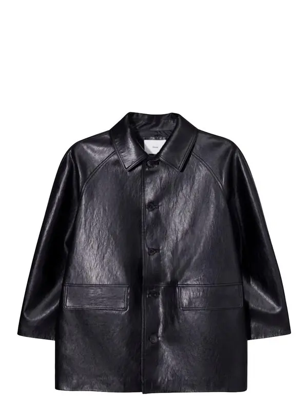 DUNST Lily Vegan Leather Jacket - Black
