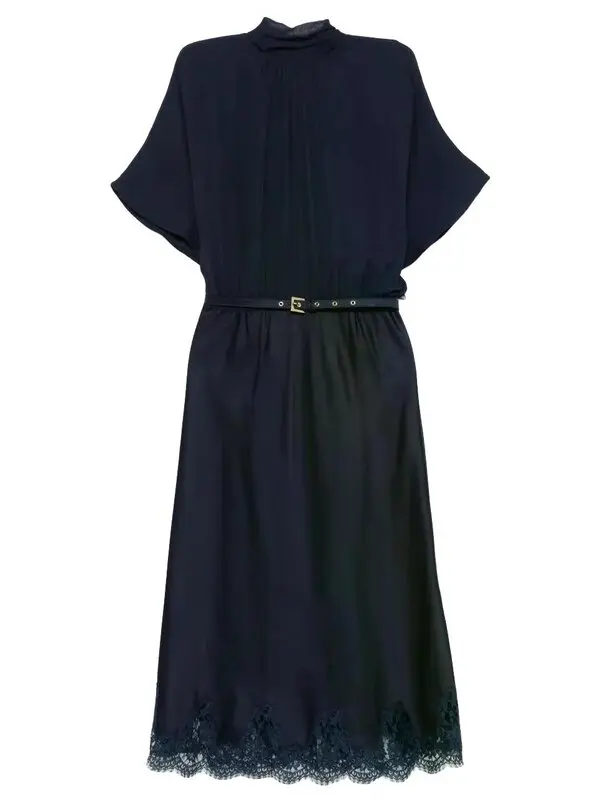 ERMANNO FIRENZE Short Sleeve Dress - Blue