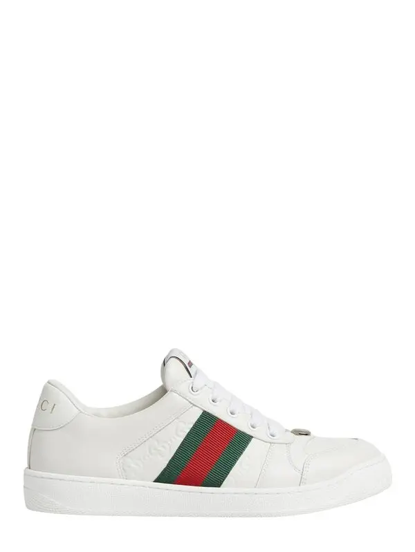 Gucci Screener Sneakers - White