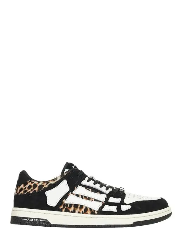 Amiri Skel Low Sneakers - Black Leopard