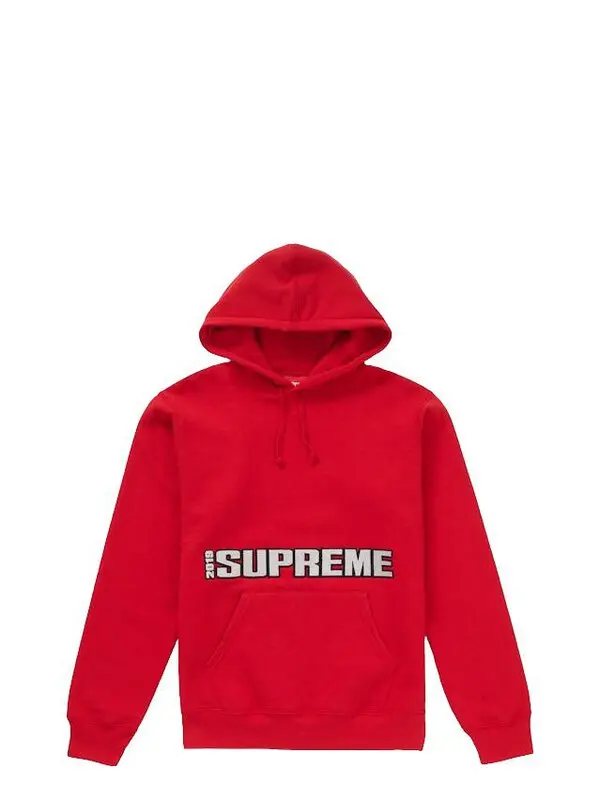 Supreme Blockbuster Hooded Sweatshirt - Red