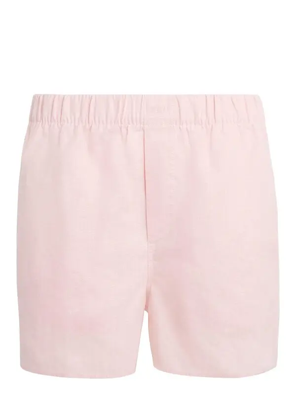WITH NOTHING UNDERNEATH Hemp Boxer Shorts - Pink