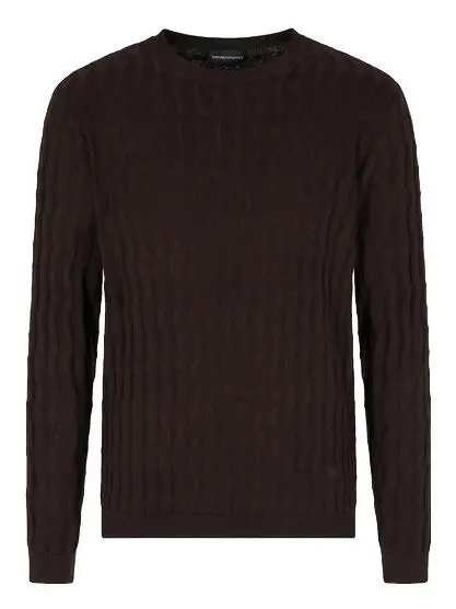 Emporio Armani Lyocell-blend Jumper - Natural
