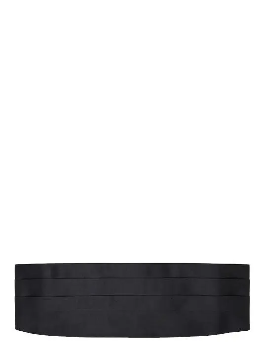 Emporio Armani Pure Silk Tuxedo Band - Black