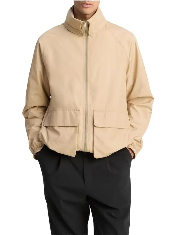 Vince Lightweight Hooded Windbreaker - Natural