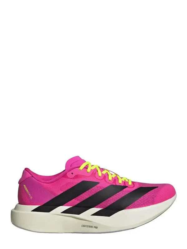 Adidas Adizero Evo Sl Athletic Sneakers - Lucid Pink/lucid Lemon/black