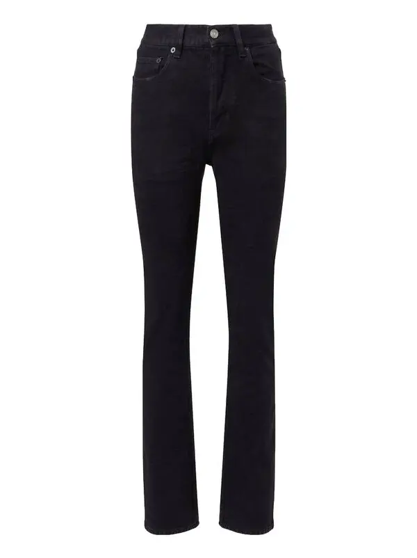 Saint Laurent 90s High-rise Flared Jeans - Black