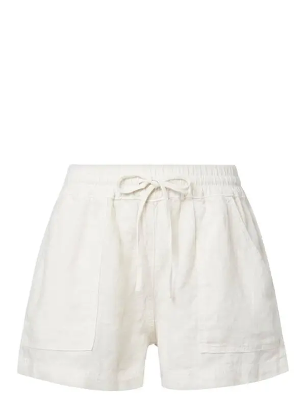 Velvet By Graham & Spencer Sutton Linen Shorts - White