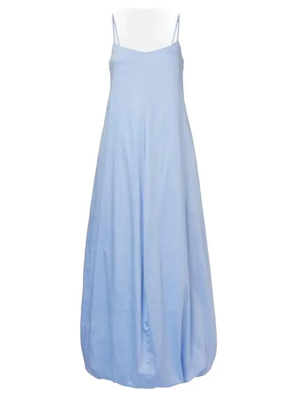 Faithfull The Brand Aniela Cotton Maxi Dress - Blue