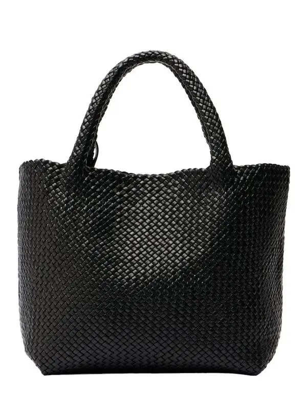 THE ROW Ruth Medium Woven Leather Tote Bag - Black